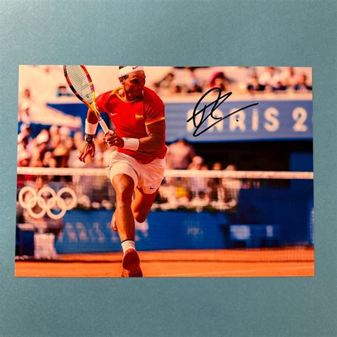 Rafael Nadal Signed Photo Authentic Autograph With Coa Etsy