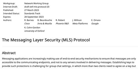 Messaging Layer Security Mls In Go