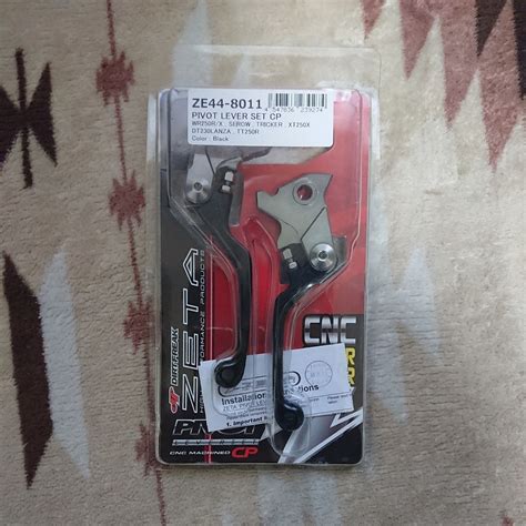 Zeta ジータ Pivotレバーセットcp 3fi ブラック Wr250rwr250xserow225serow250xt250x