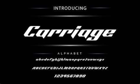 Premium Vector Speed Sport Alphabet Bold Angled And Italic Letters