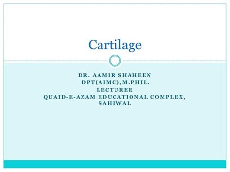 Cartilage Pptx