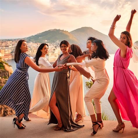 Women Dancing Ai Generated Premium Ai Generated Image