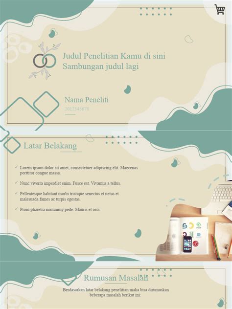 Template Ppt Skripsi Aesthetic By Sakkarupa Powerpoint Pptx Read