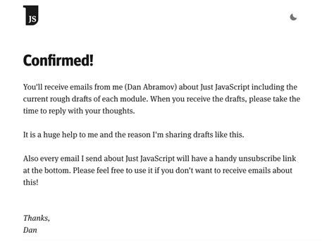 Just Javascript Dan Abramov 的新课程 · Issue 1326 · Ruanyfweekly · Github