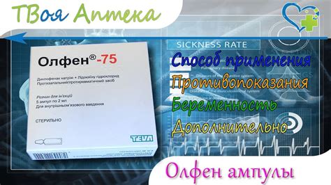Олфен 75 ампулы показания видео инструкция описание Диклофенак натрий Лидокаина