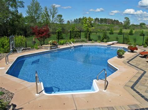 Lazy L Pool Designs In Backyard Decoration Ideas