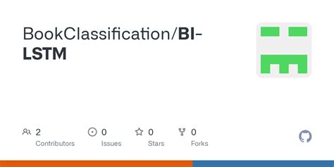 Github Bookclassificationbi Lstm