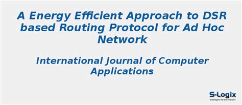 A Energy Efficient Approach To Dsr Based Routing Protocol For Ad Hoc Network Ns Projects S