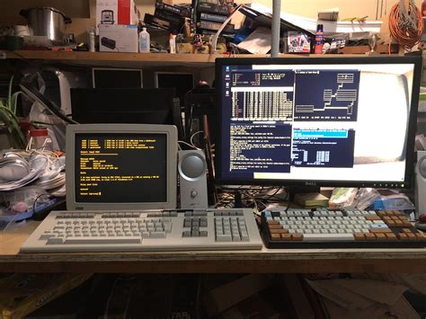 Dec Vt320 Connected Via Linux 1 2 13 On A Dec Dx 486 Telnet Into Level 29 Bbs Rpi 4 Next To