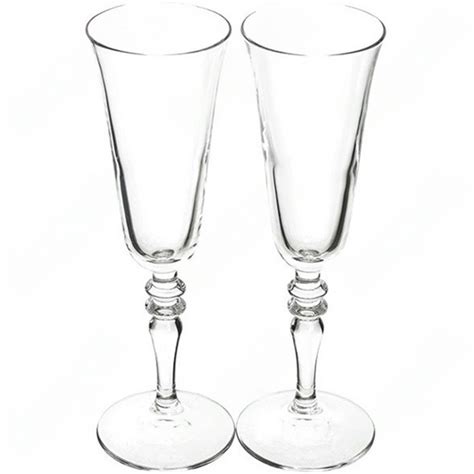 შამპანურის შუშის ჭიქა Vintage 2 ცალი Shampanuris Chiqa