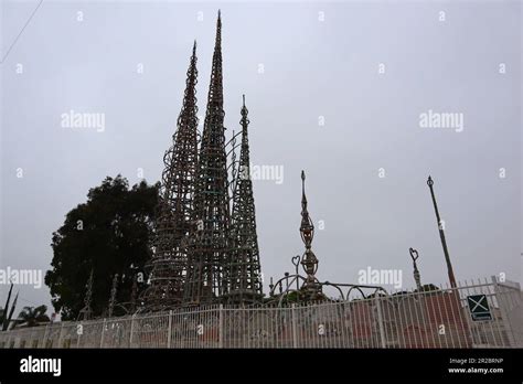 Los Angeles California Watts Towers By Simon Rodia Architectural