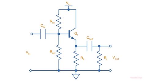 Bjt Common Collector Amplifier Mbedded Ninja