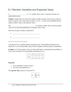 Discrete Vs Continuous Random Variables Comparison