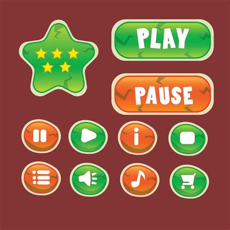 Button Vector Art 29460716 Vector Art At Vecteezy