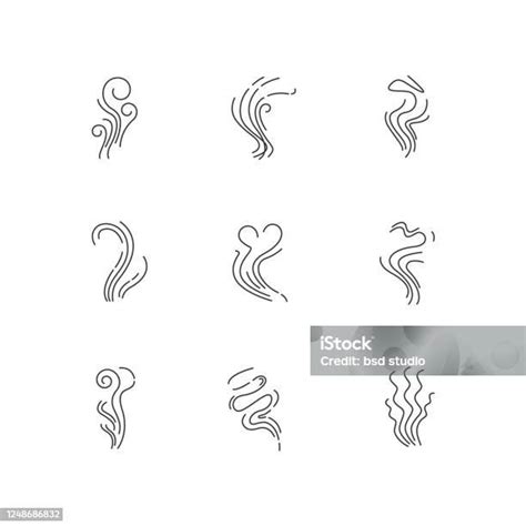냄새 픽셀 완벽한 선형 아이콘 세트 좋은 나쁜 냄새 심장 모양 좋은 냄새 유체 향수 향기 사용자 정의 가능한 얇은 선 윤곽 기호 격리된 벡터 개요 그림입니다 편집 가능한