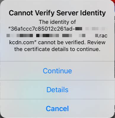 How To Fix A Cannot Verify Server Identity Error Macworld