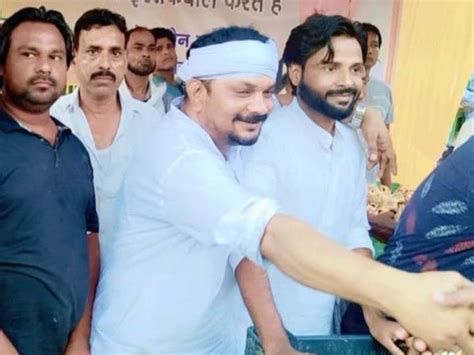 Former Chairman Candidate Abu Umer Ansaris Interaction With The Public