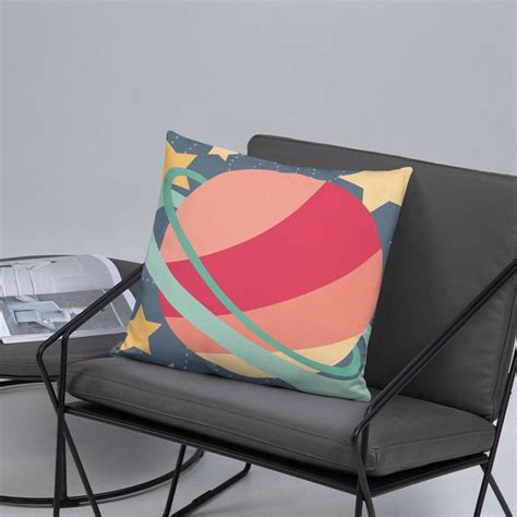 Cute Outer Space Planet Pillow 22×22 Outer Space Pillows Pillows