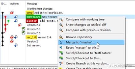 Git、tortoisegit基本操作tortoisegit查看提交记录 Csdn博客