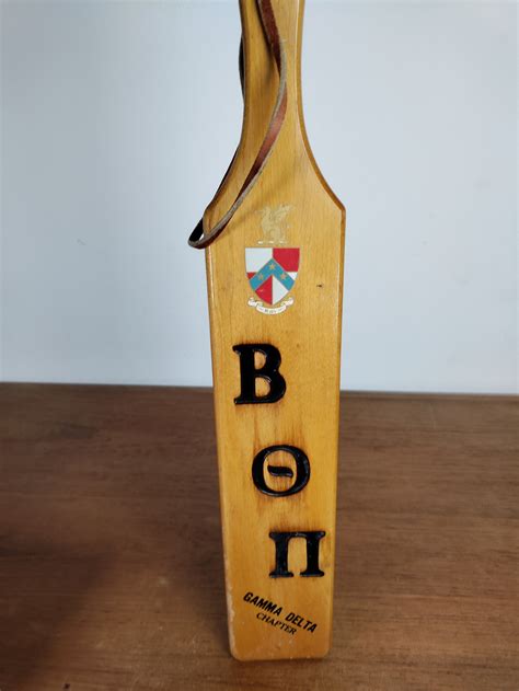 Vintage Beta Theta Pi Pledge Paddle Etsy