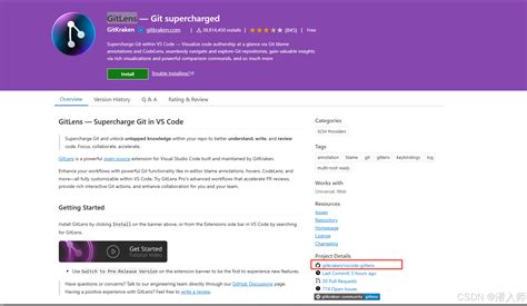 gitlens离线插件安装 vscode（无download extension选项） gitlens插件下载 csdn博客