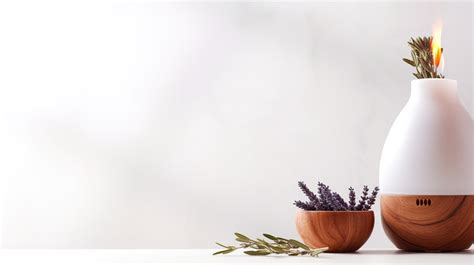 Aromas Captivating Diffuser Adorns Elegant White Textured Table