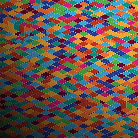 Abstract Square Pixel Mosaic Background Eps 8 Square Box Background Vector Square Box