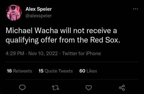 Michael Michael Wacha Wacha Isnt Getting A Qo R Redsox