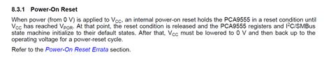 TCA The Power On Reset In PCA Interface Forum Interface TI E E Support Forums