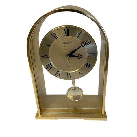 Linden Mantle Clock Etsy