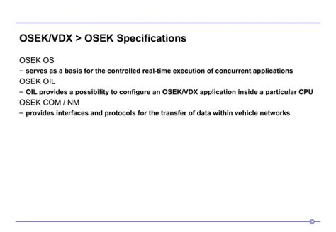Osek Vdx Ppt