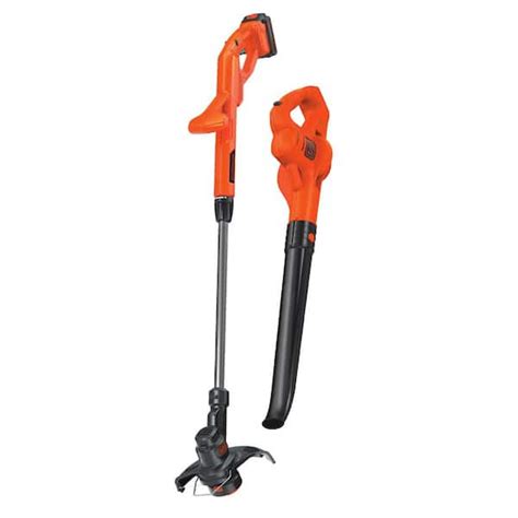 Blackdecker 20v Max Cordless Battery Powered String Trimmer And Leaf