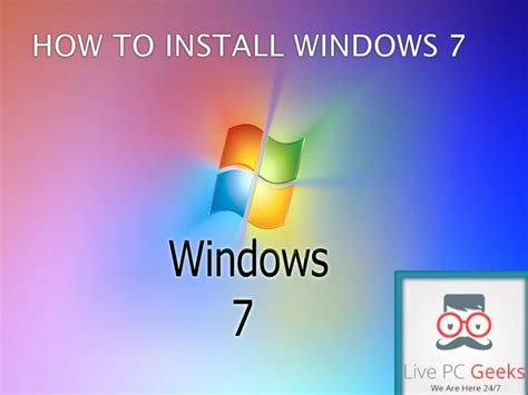 PPT How To Install Windows 7 PowerPoint Presentation Free Download ID 7233376