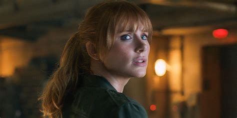 Jurassic World 3 Bryce Dallas Howard Reacts To Velocicoaster Ride