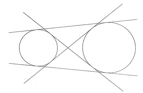 Solved How Many Common Tangents Can Be Drawn To The Two Circles In