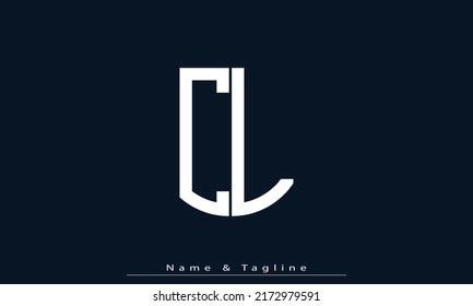 Alphabet Letters Initials Monogram Logo Cl Stock Vector Royalty Free 2172979591 Shutterstock