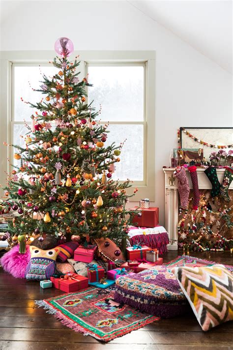 Colorful Christmas Trees