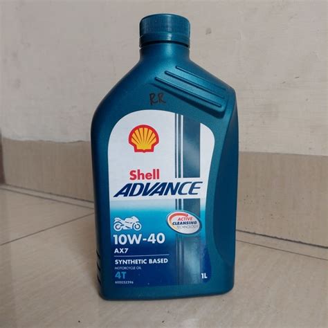 Jual Oli Shell Advance Ax 7 Ax7 1000 Ml Shopee Indonesia