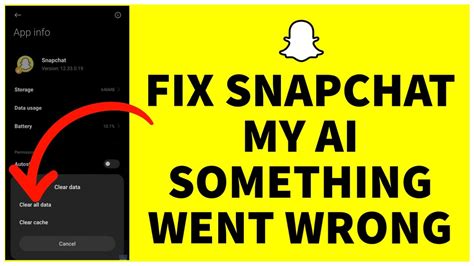 How To Fix Snapchat My AI Something Went Wrong Why Snapchat My AI Is Not Working Solution