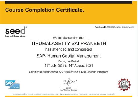Sai Praneeth Tirumalasetty On Linkedin Sap Greatlearning