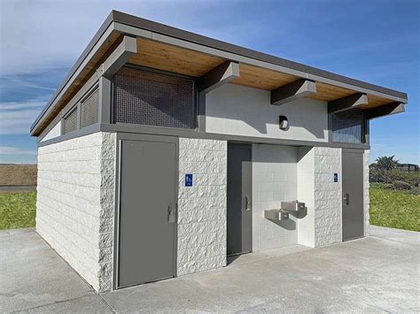 Concrete Block Public Restroom Company