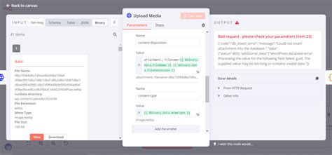 Upload Media To Wordpress Questions N8n Community
