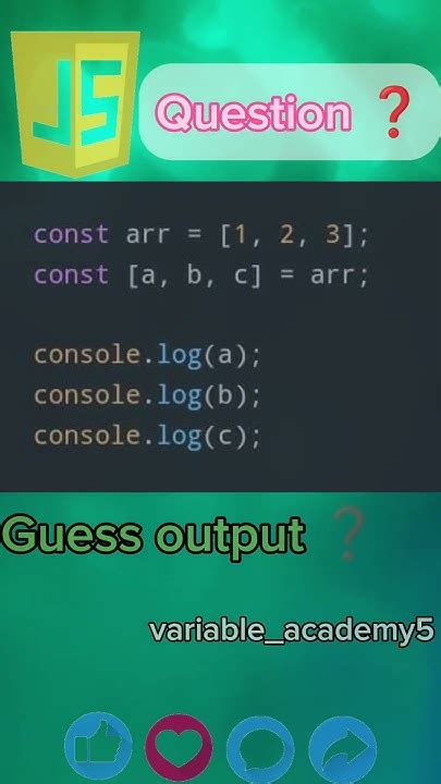 javascript quiz 🤔 codinglover coderlife programming javascript computerscience