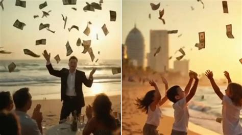 Trump Shares Ai Video Of Gaza Vision Featuring Golden Statues Bearded