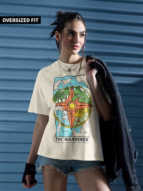 Buy Kung Fu Panda Back Off Women Oversized T Shirts Online
