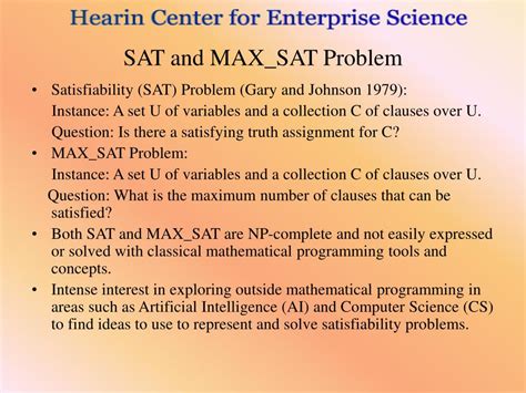Ppt Applications Of Constraint Programming Data Error Detection And