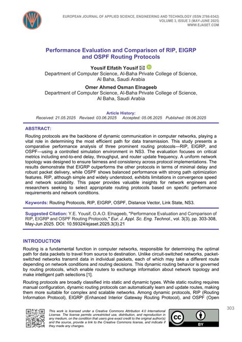 Pdf Performance Evaluation And Comparison Of Rip Eigrp And Ospf Routing Protocols