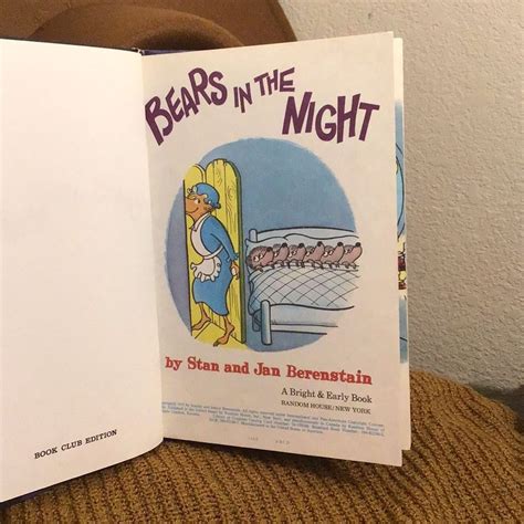 Bears In The Night By Stan And Jan Berenstain Paperback Pangobooks