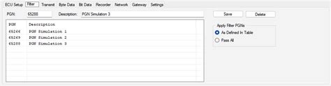 Sae J1939 Pgn Filtering Jcom1939 Monitor Pro