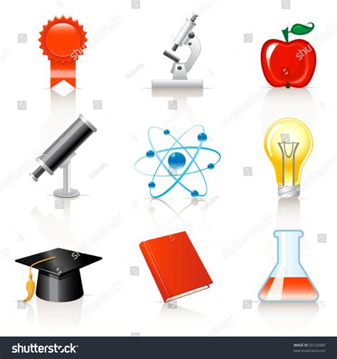 Electron Microscope Icon Over Royalty Free Licensable Stock Vectors Vector Art